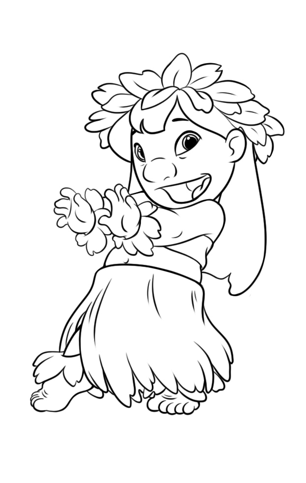 LearnDrawing - How to draw lilo step by step