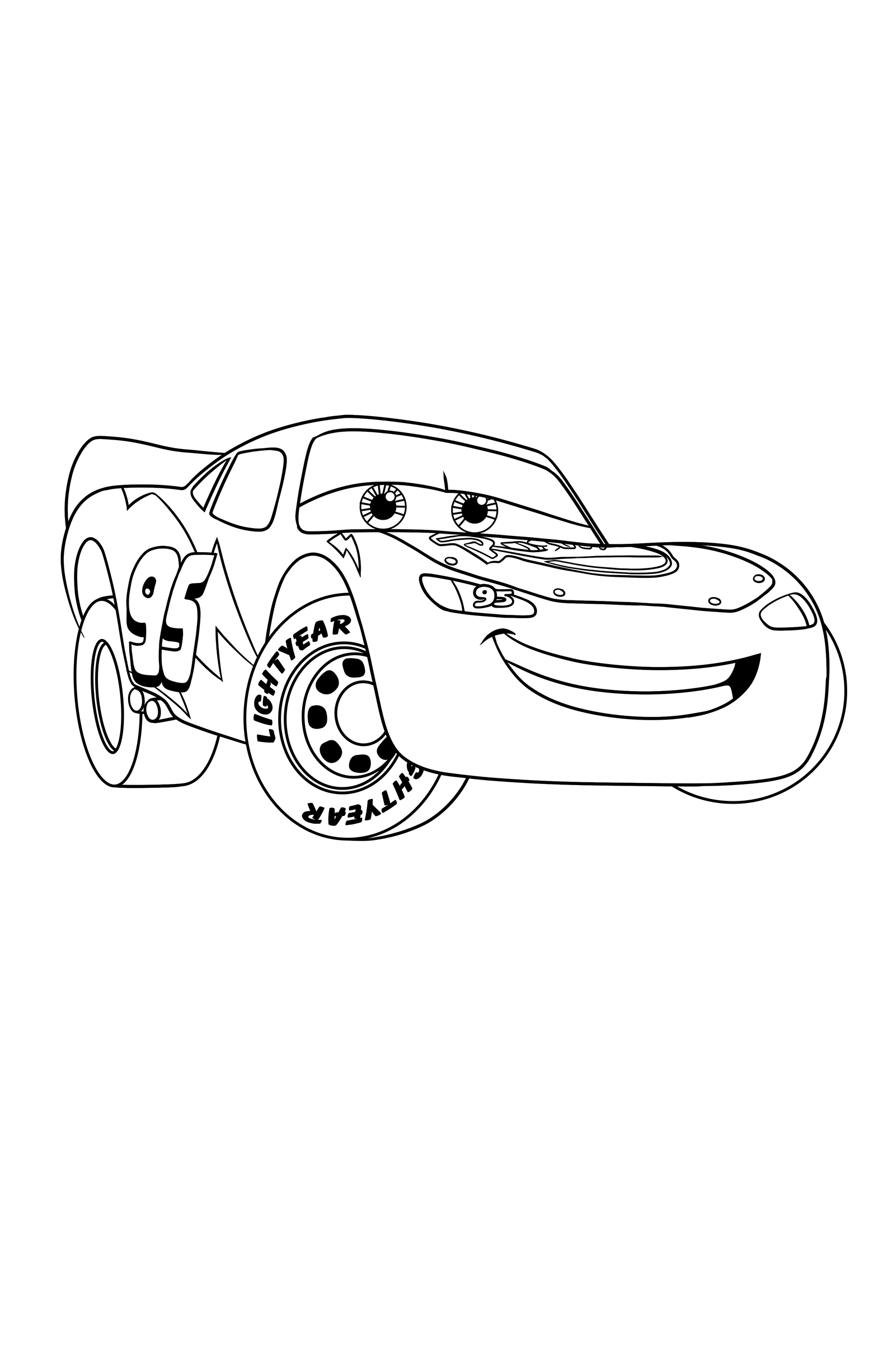 LearnDrawing - How to draw Lightning Mcqueen