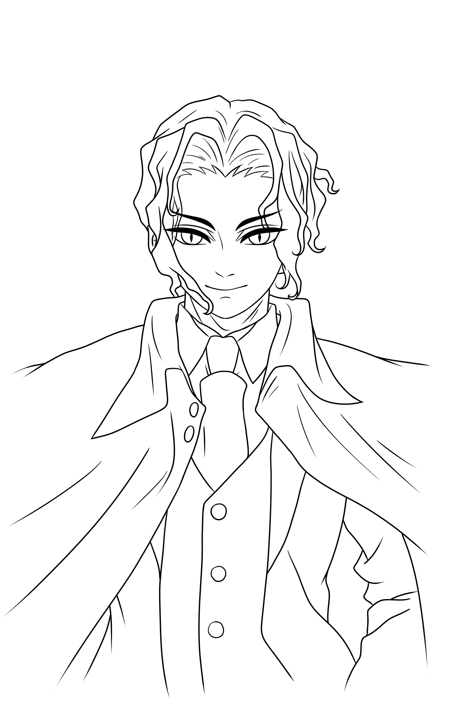 LearnDrawing - How To Draw Muzan Kibutsuji