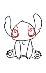 LearnDrawing - How to draw stitch step by step