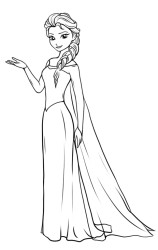LearnDrawing - How to draw elsa step by step