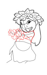 LearnDrawing - How to draw lilo step by step