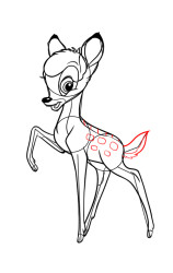 LearnDrawing - How to draw bambi step by step
