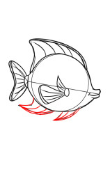 LearnDrawing - How to draw an angelfish