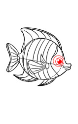 LearnDrawing - How to draw an angelfish