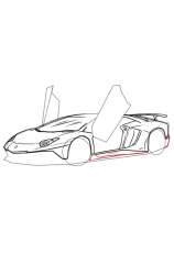LearnDrawing - How To Draw A Lamborghini
