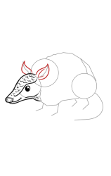 LearnDrawing - How to draw an Armadillo